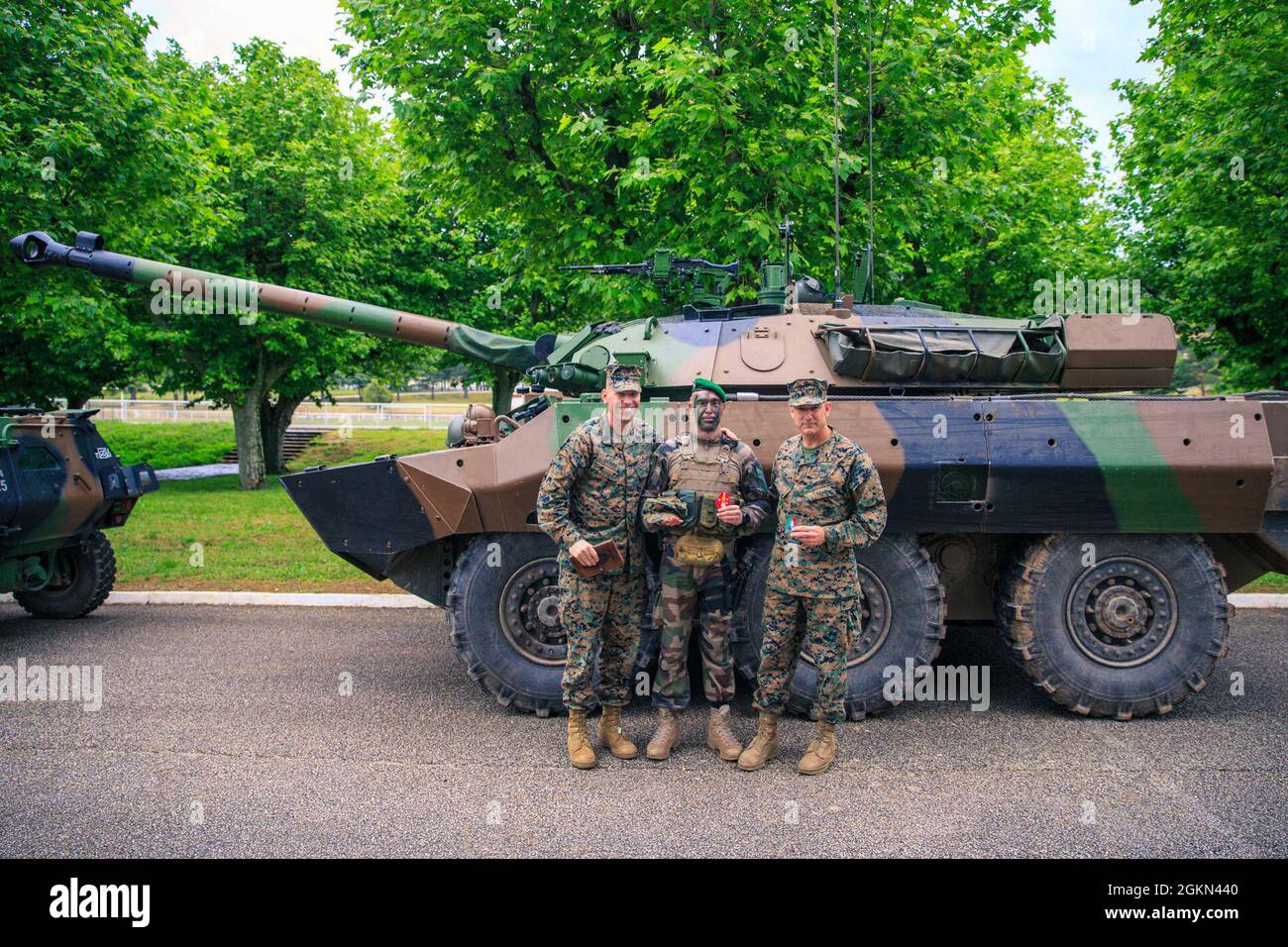 U.S. Marine Corps Maj. Gen. Francis Donovan, commanding general, 2d ...