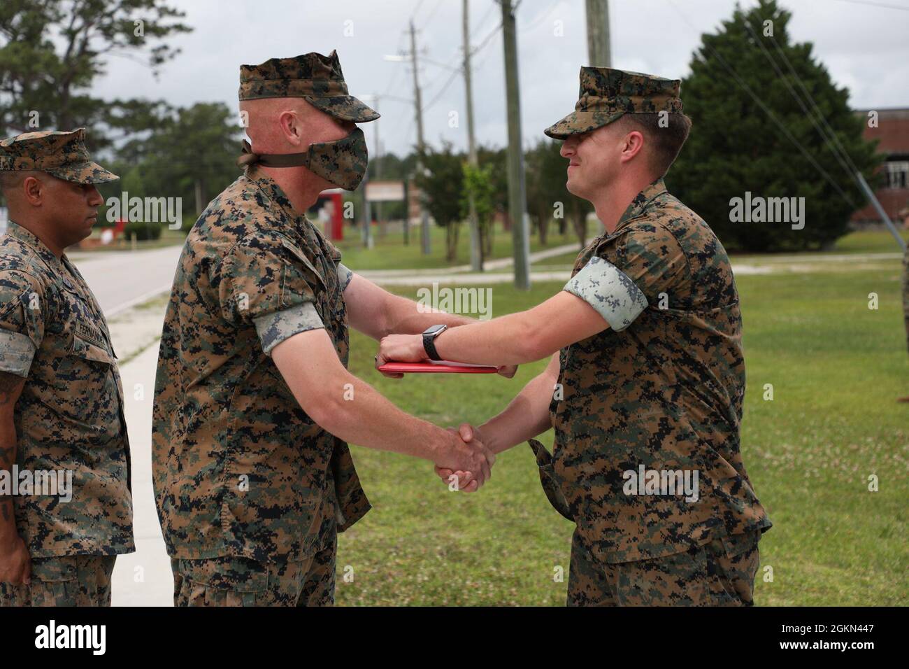 U.S. Marine Corps Maj. Justin R. Anderson, Commanding Officer ...
