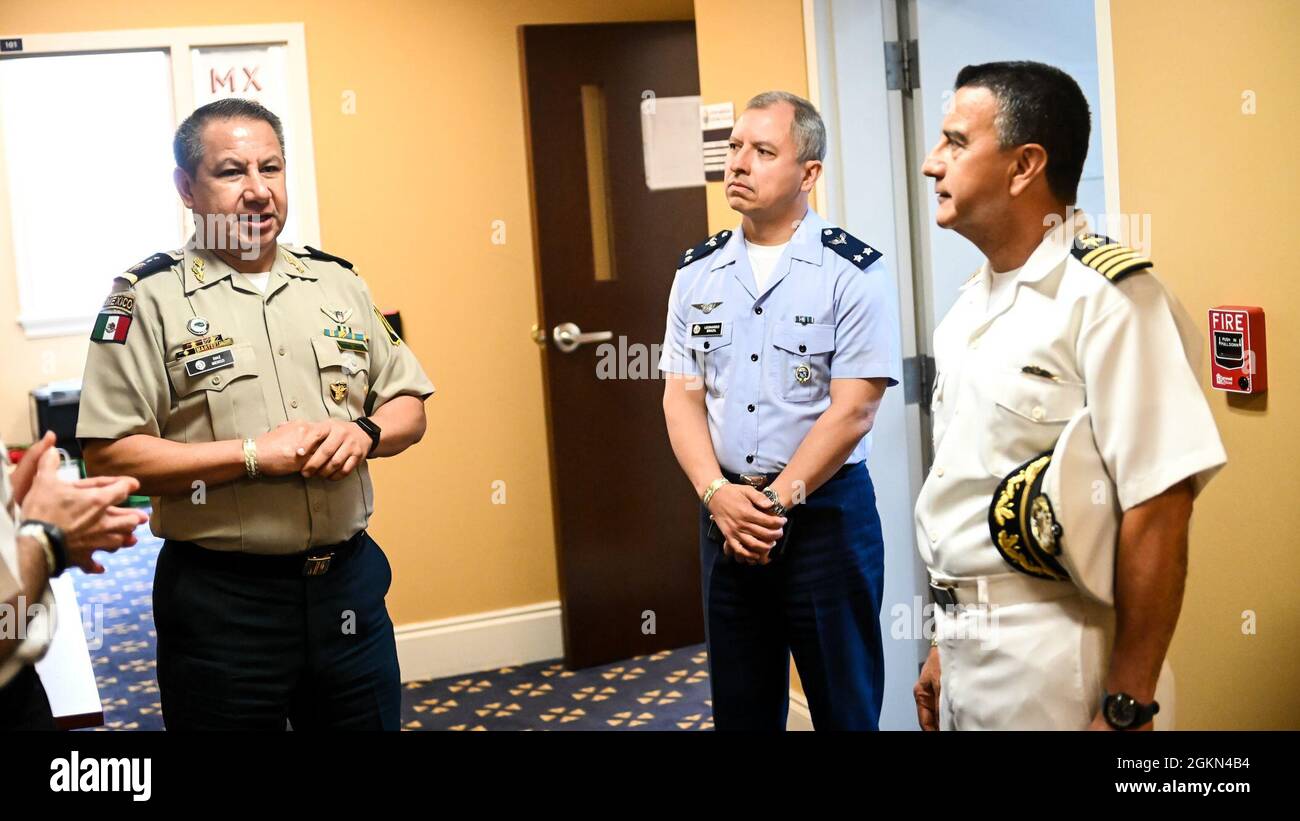 Inter-American Defense College Leadership greeted Captain Hector ...