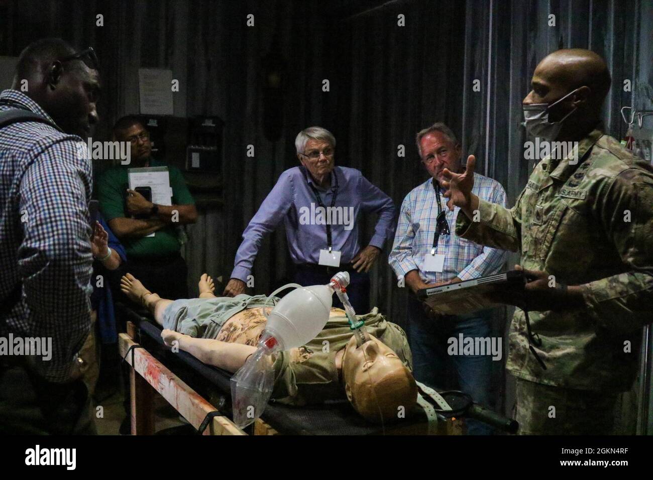 Educational leaders visit the Medical Simulation Training Center (MSTC ...