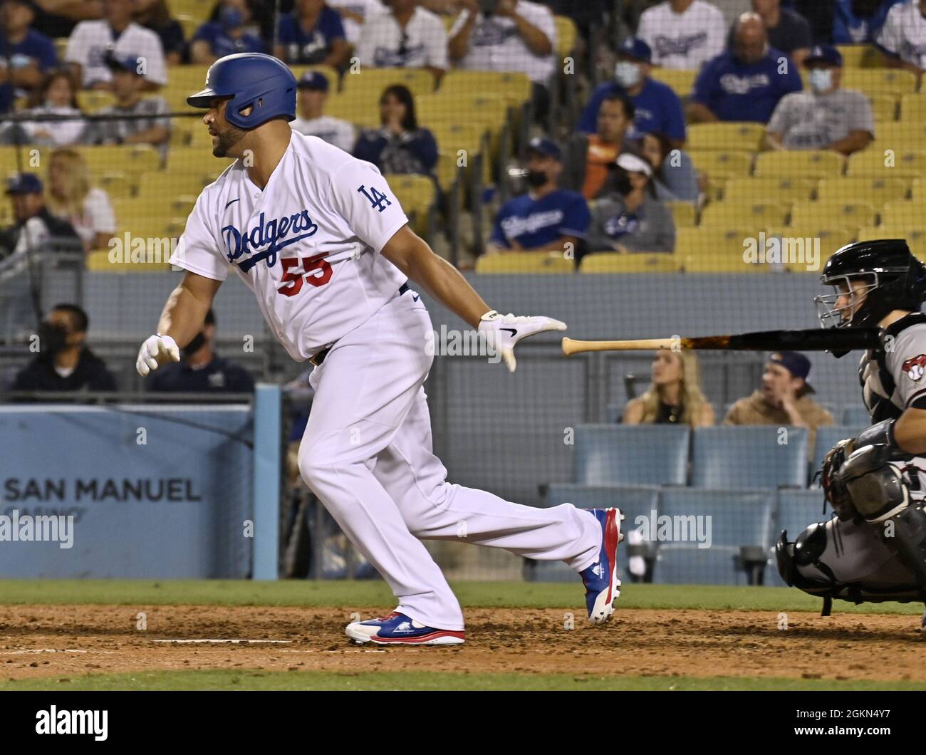 Los Angeles, United States. 15th Sep, 2021. Los Angeles Dodgers' Albert ...