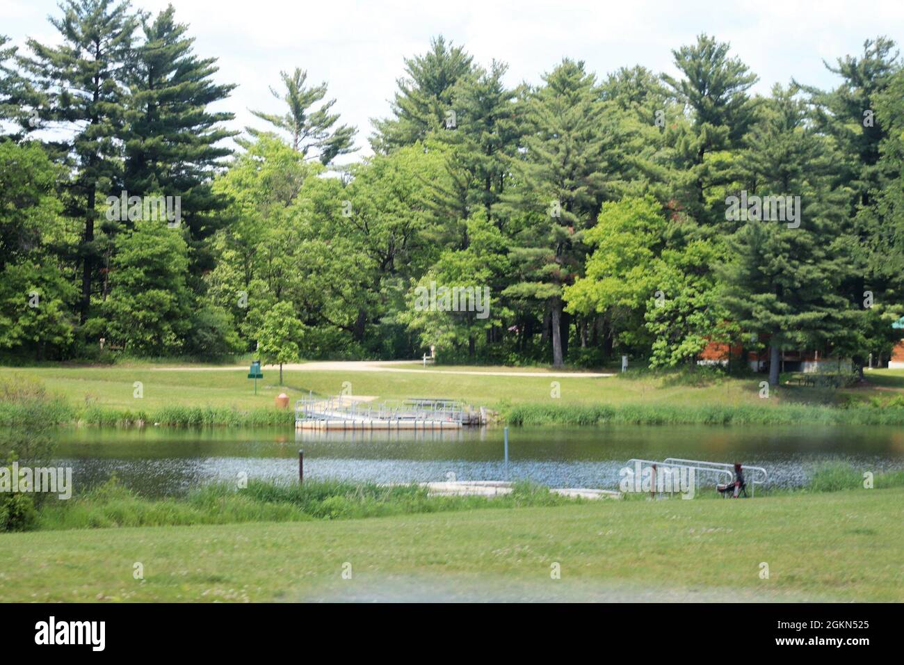 A scene of Suukjak Sep Lake at Pine View Campground in the Pine View ...