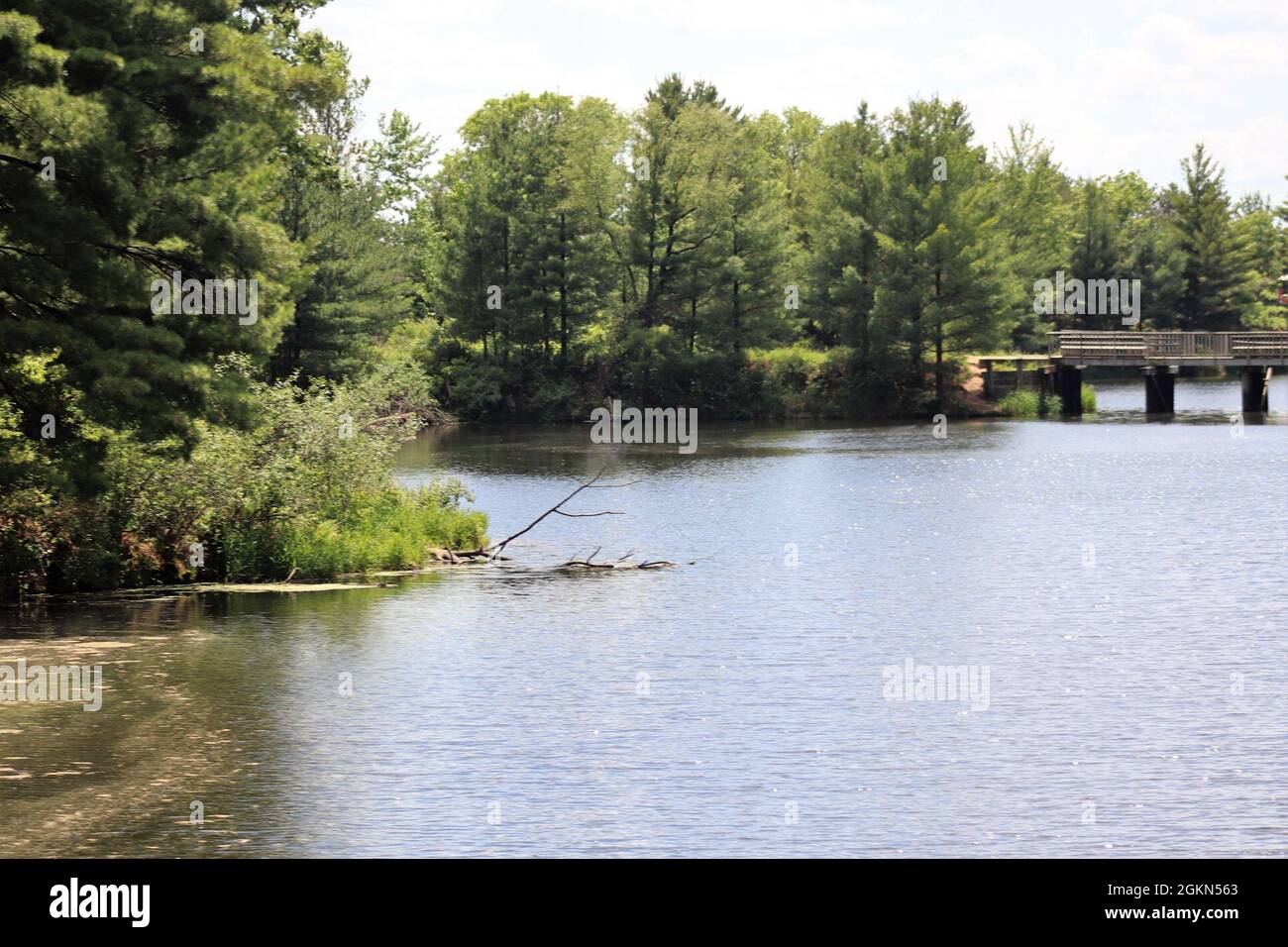 A scene of Suukjak Sep Lake at Pine View Campground in the Pine View ...