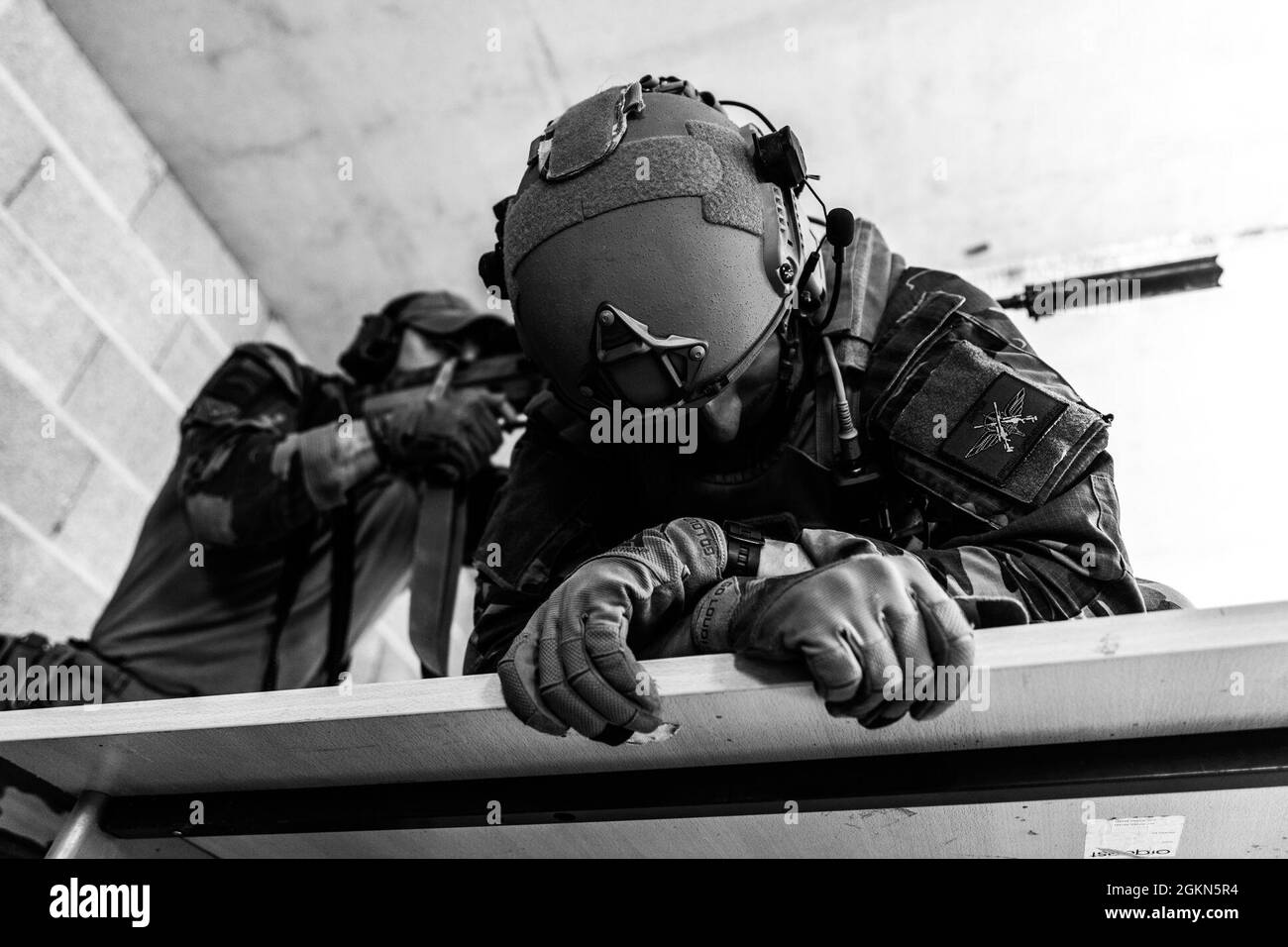 Sniper course Black and White Stock Photos & Images - Alamy