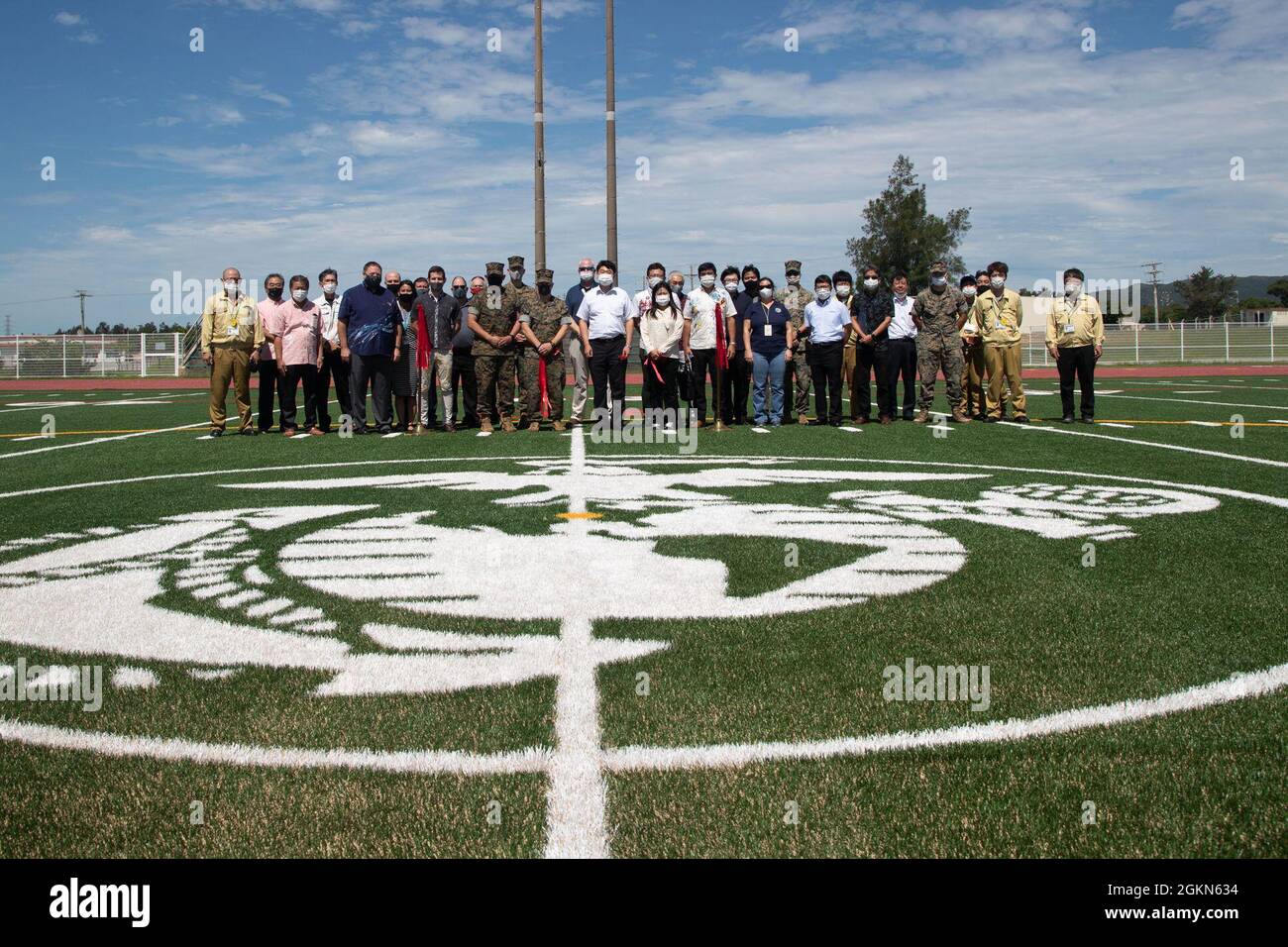 U.S. Marine Corps Col. Ray Gerber, the camp commander of Camp Hansen ...
