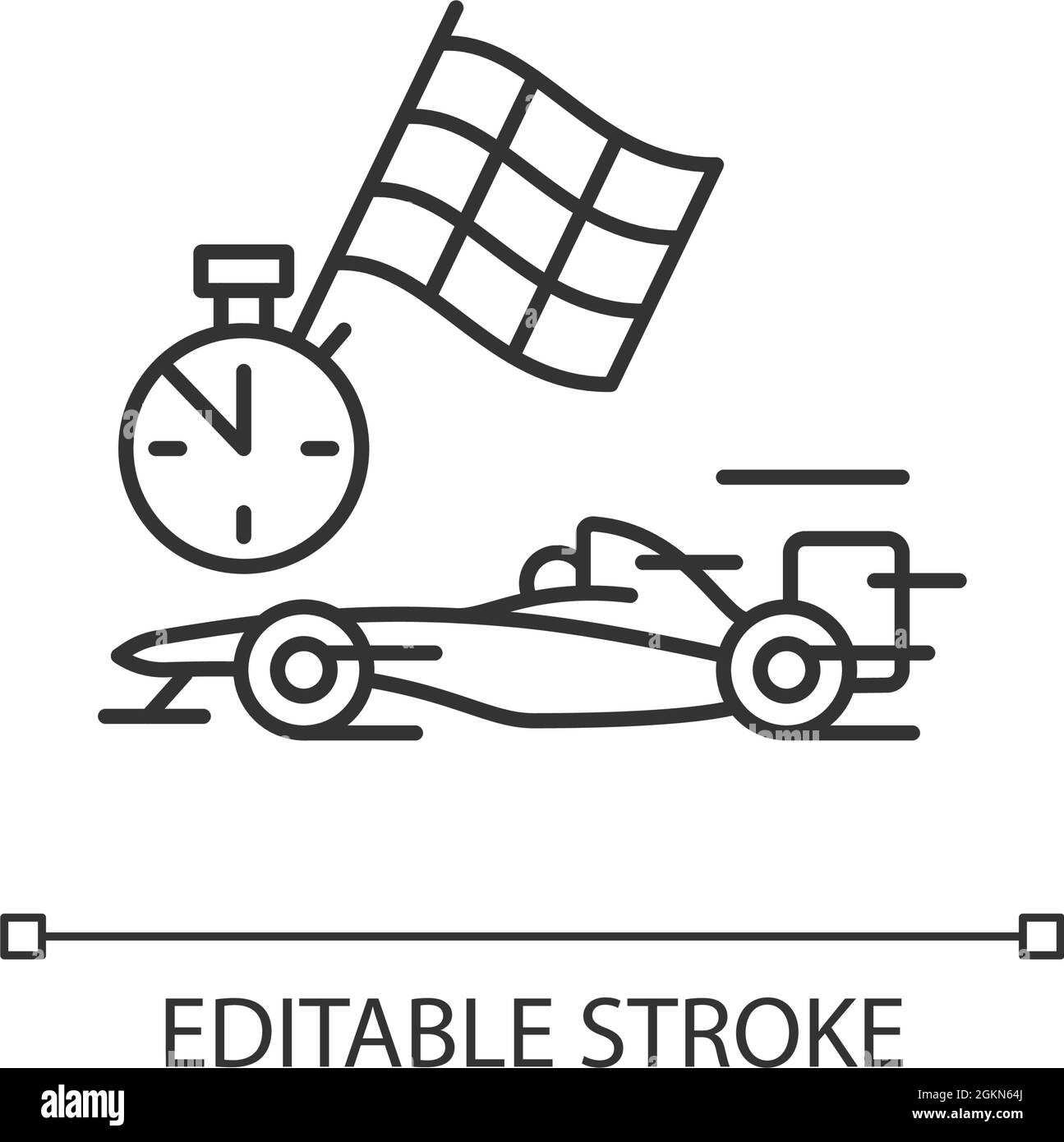 Formula racing linear icon Stock Vector Image & Art - Alamy
