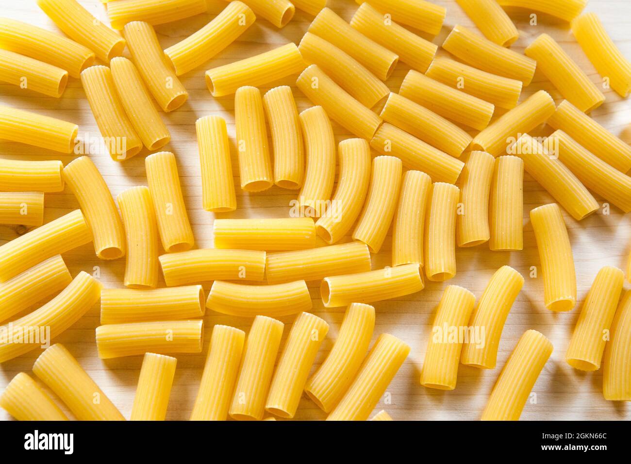 Raw pasta as background. Image of Macaroni, close up. Italian wheat ...