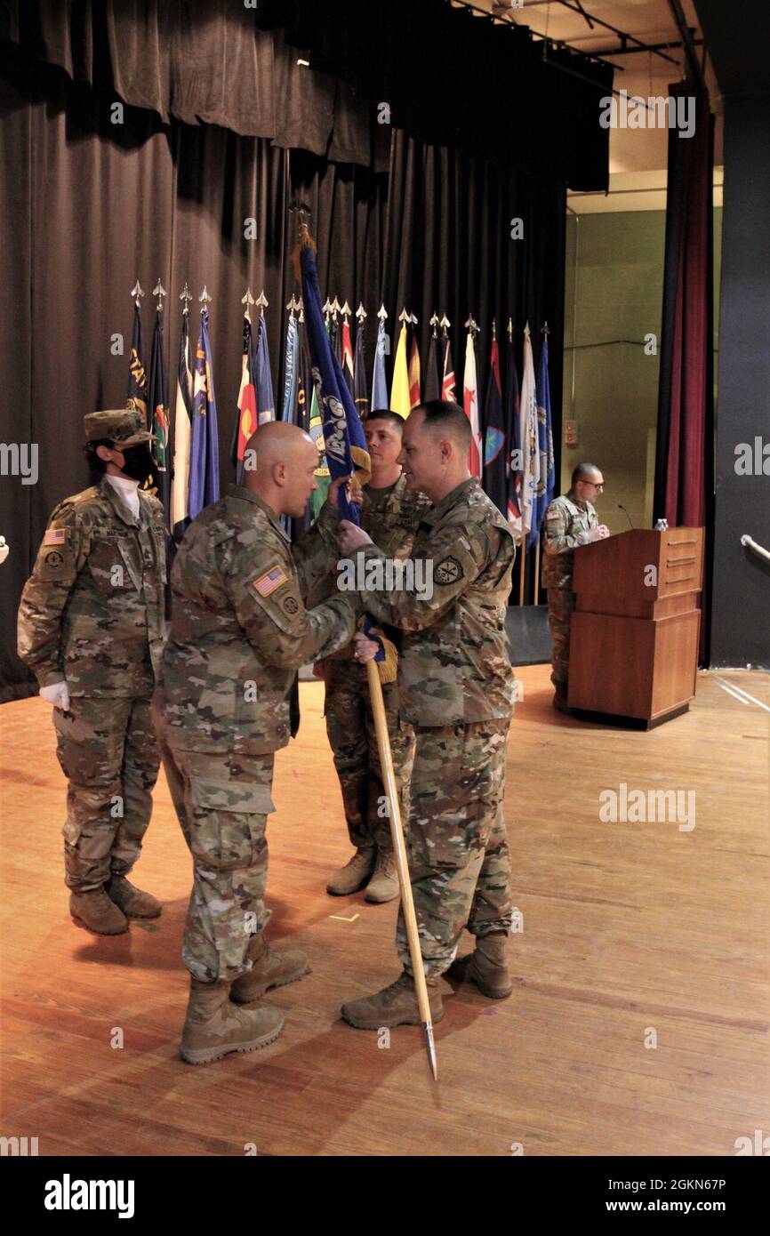FORT GORDON, Ga. – Lt. Col. Benjamin Klimkowski (left), assumed command ...