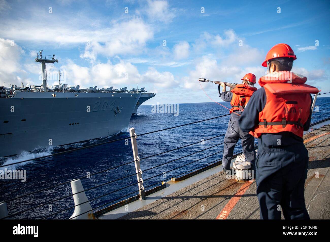 PACIFIC OCEAN (June 3, 2021) – Gunner’s Mate 2nd Class Cody Patterson ...