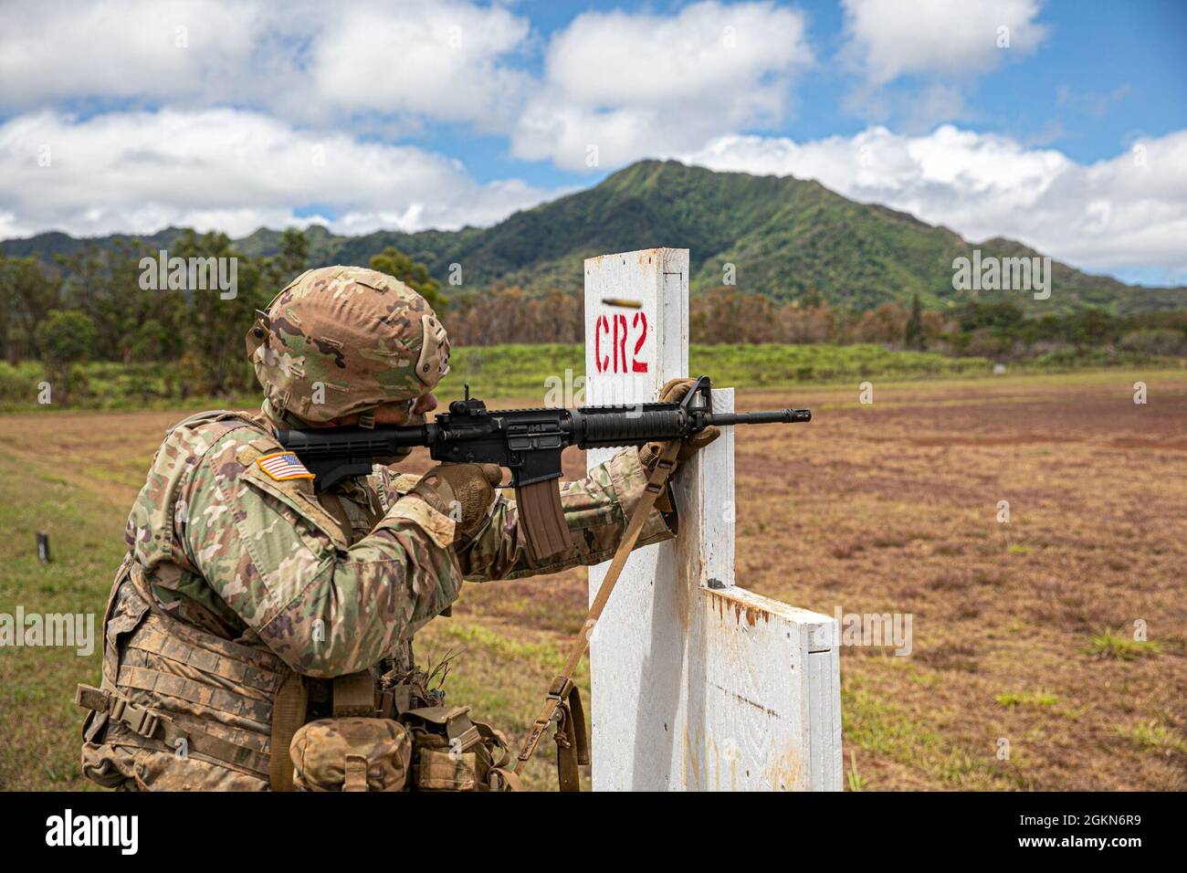 Sgt. Austin Davis, an infantryman assigned to 9th Mission Support ...
