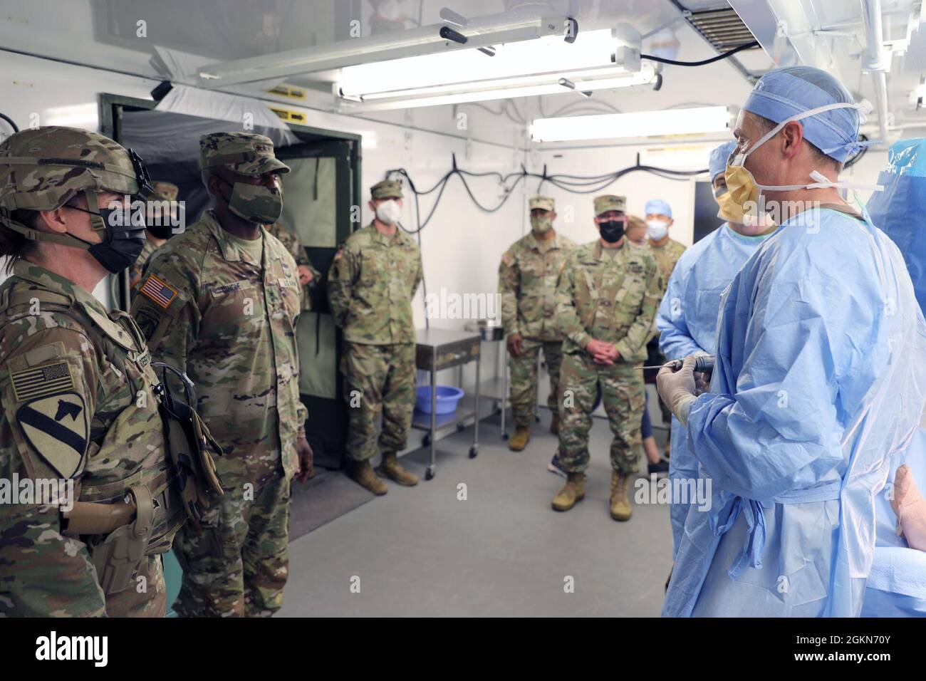 Lt. Gen. R. Scott Dingle (second from left), the 45th Surgeon General ...