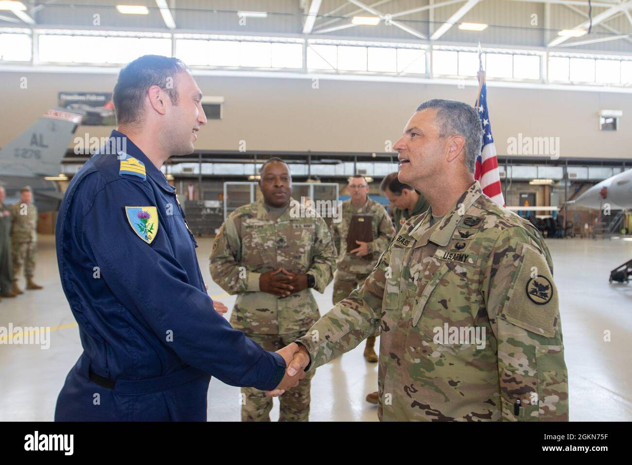 A team of personnel from Romania's 86th Air Base visit the Alabama ...