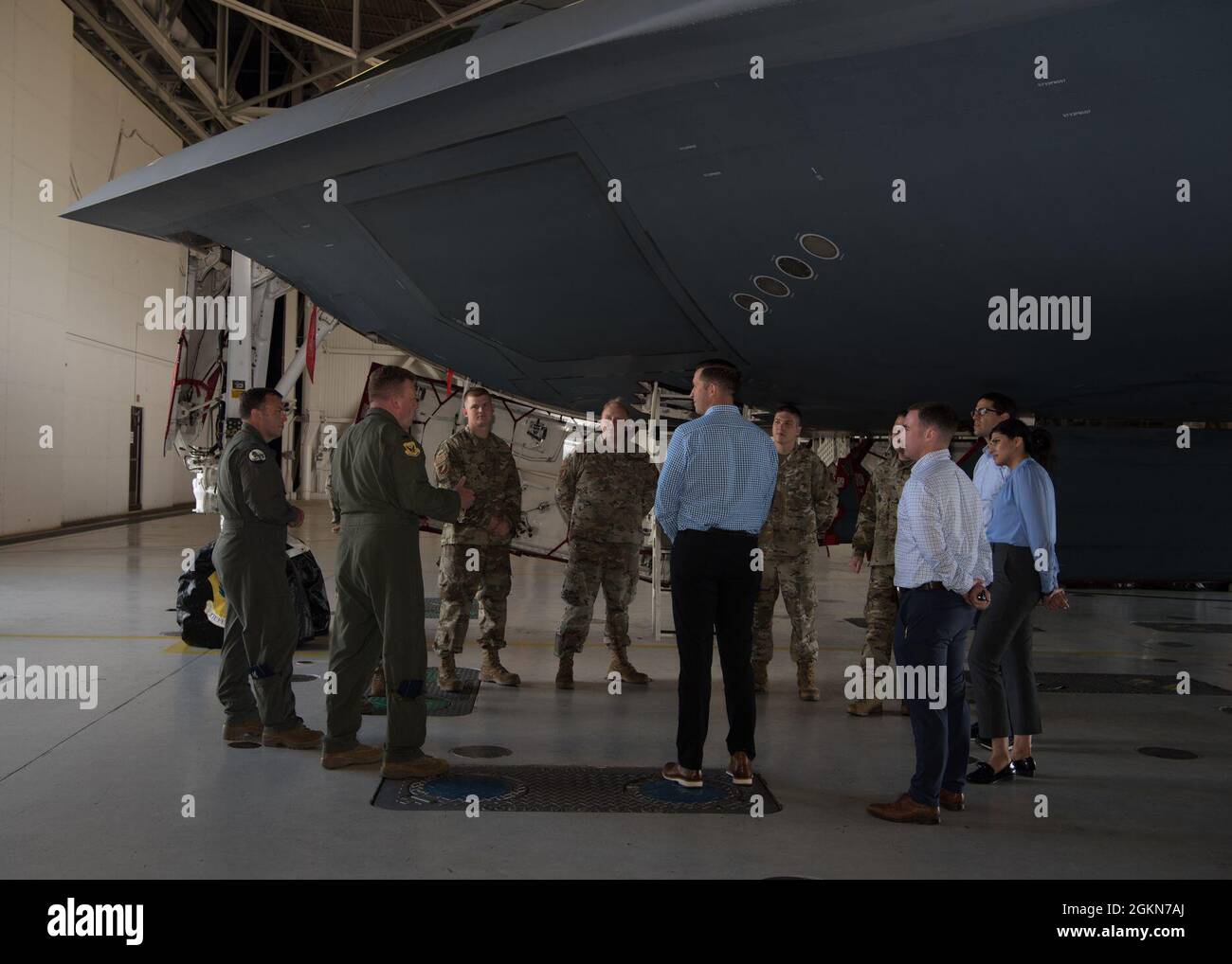 Whiteman Air Force Base senior leaders talk to Missouri Senator Josh ...