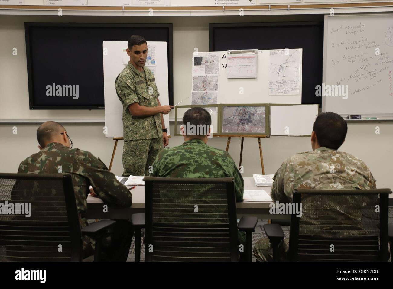 Uruguayan Army Captain Jorge Amil Andrés presents his Battle Forge ...
