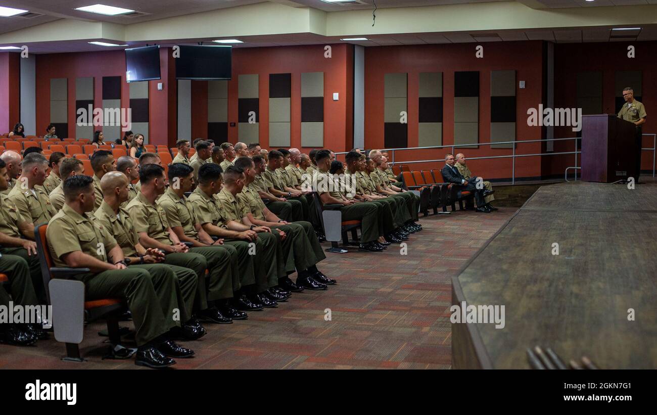U.S. Marine Col. Richard Anderson, the commanding officer of Marine ...