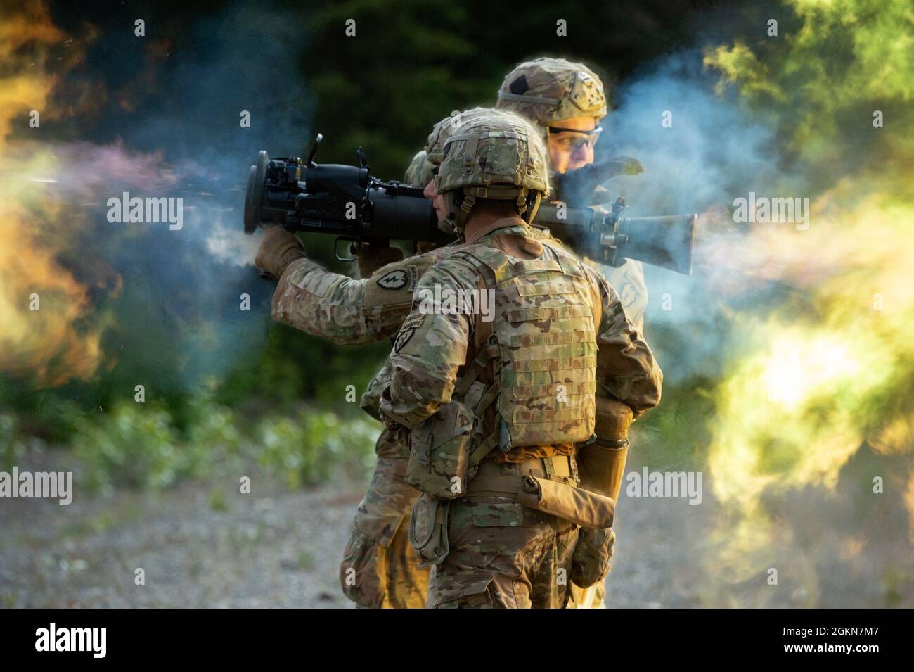 Army paratroopers assigned to Blackfoot Company, 1st Battalion, 501st ...