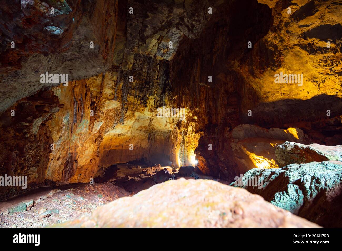 Cave of Heaven Sinkhole in Mersin Turkey. Cennet Cehennem Magarasi in ...