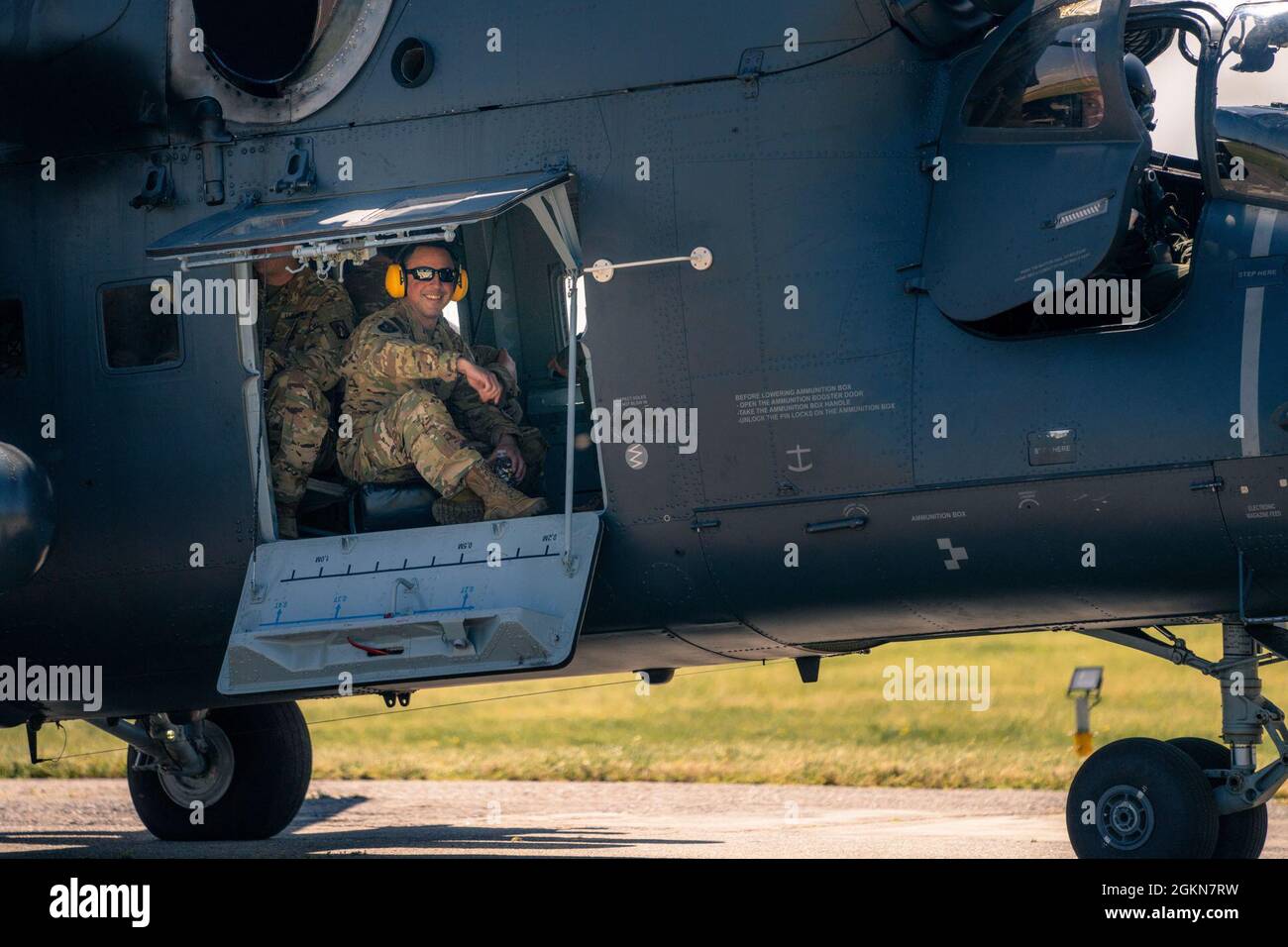 U.S. Army attack helicopter pilots of the 12th Combat Aviation Brigade ...
