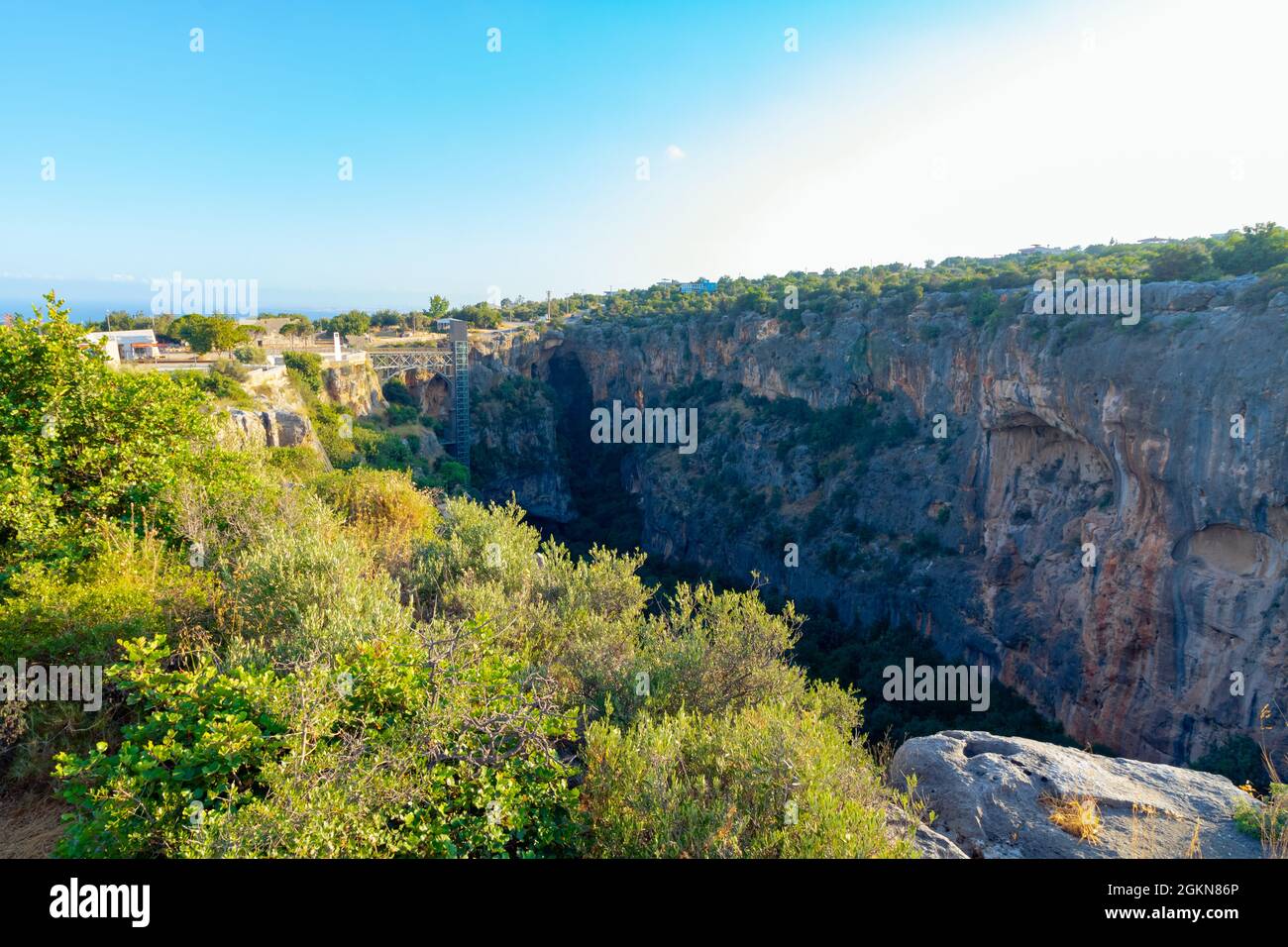 Heaven Sinkhole in Mersin Turkey. aka Cennet Cehennem Magarasi in ...
