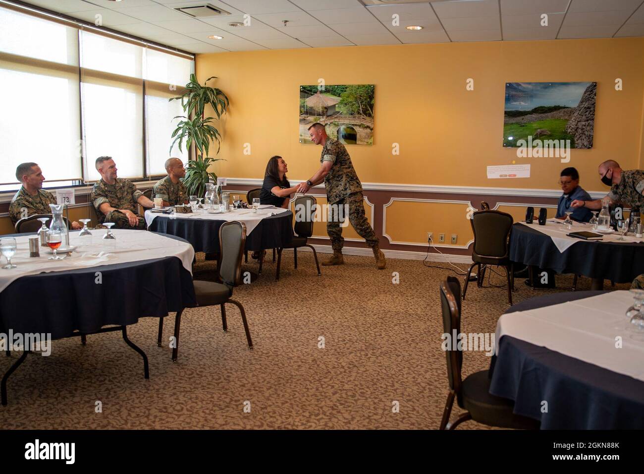 U.S. Marine Corps Brig. Gen. Kyle Ellison, the commanding general of ...