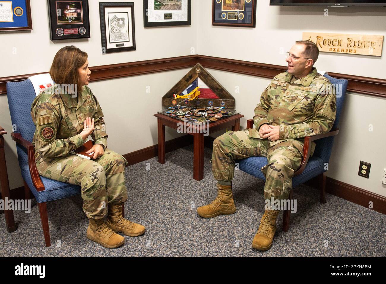 Chief Master Sergeant of the Air Force JoAnne S. Bass, meets with Chief ...