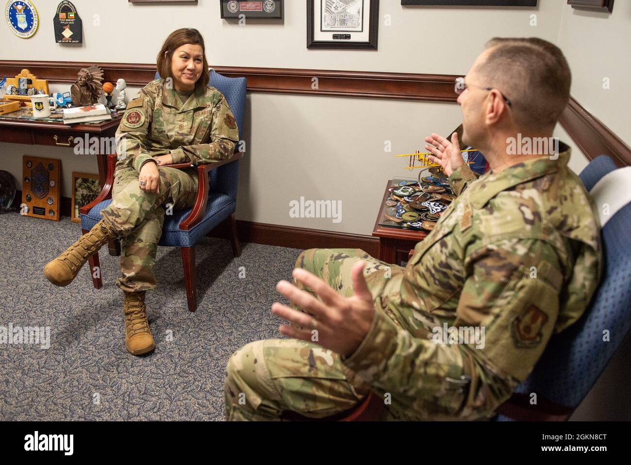 Chief Master Sergeant of the Air Force JoAnne S. Bass, meets with Chief ...