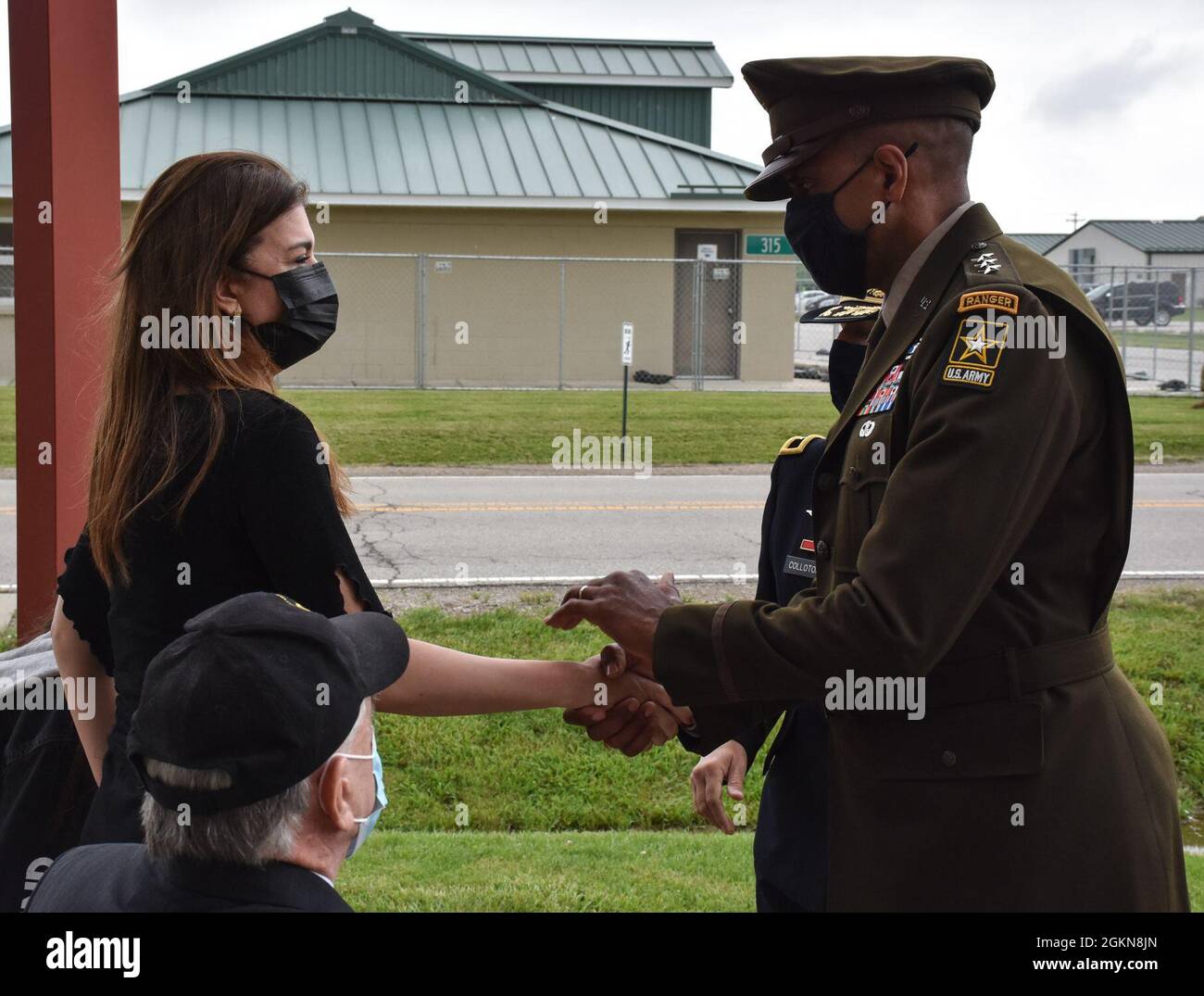 U.S. Army Lt. Gen. Gary M. Brito Deputy, chief of staff G-1 (right ...