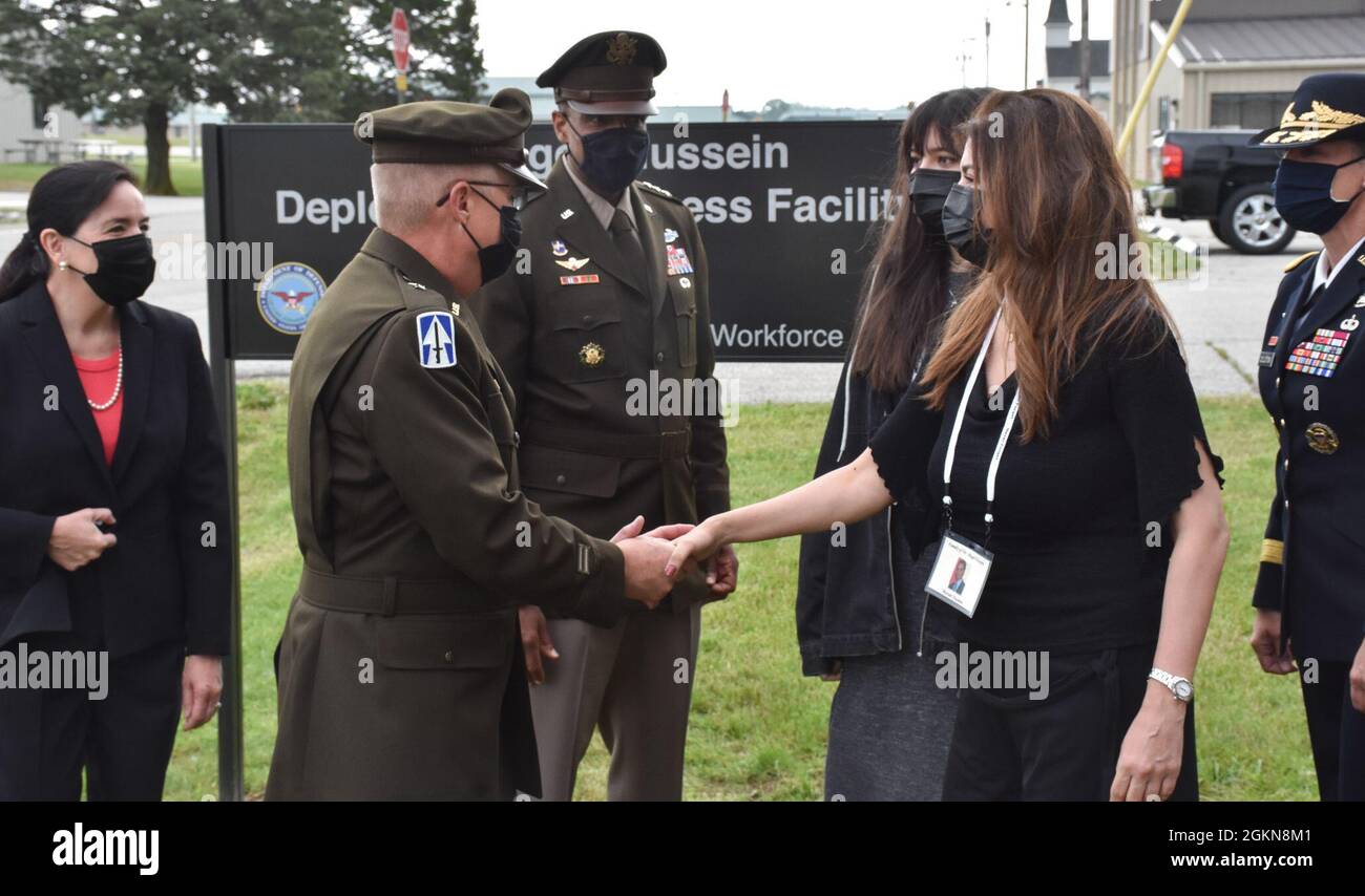 U.S. Army Brig. Gen. R. Dale Lyles, Indiana Adjutant General offers his condolences to Marwa ...