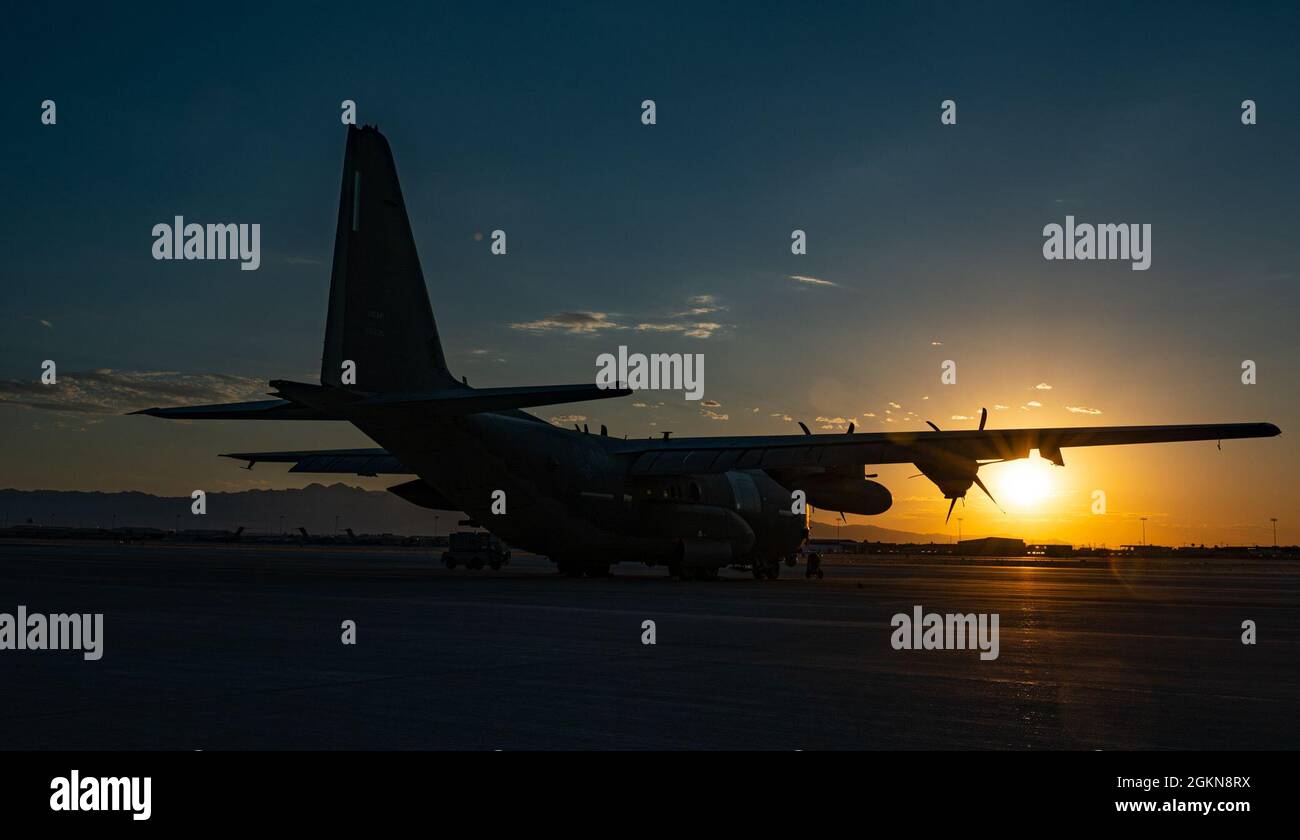 An AC-130J Ghostrider gunship assigned to the 14th Weapons Squadron ...