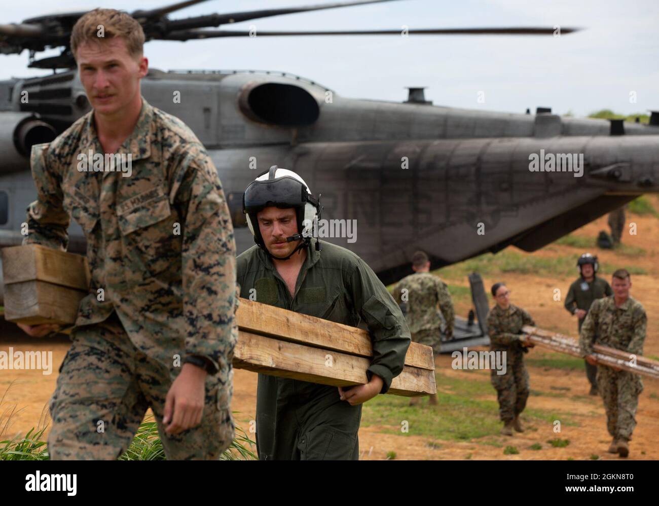 060321-N-RU672-1187 OKINAWA, Japan (June 3, 2021) A CH-53E Super ...