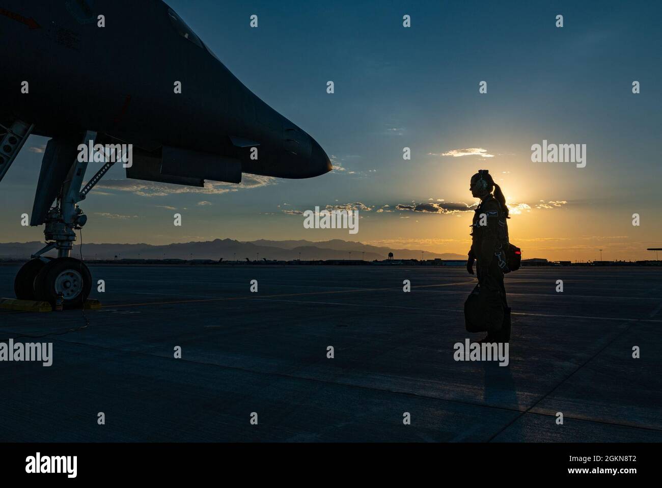Capt. “Zoom” Tucker, B-1B pilot assigned to the 77th Weapons Squadron ...