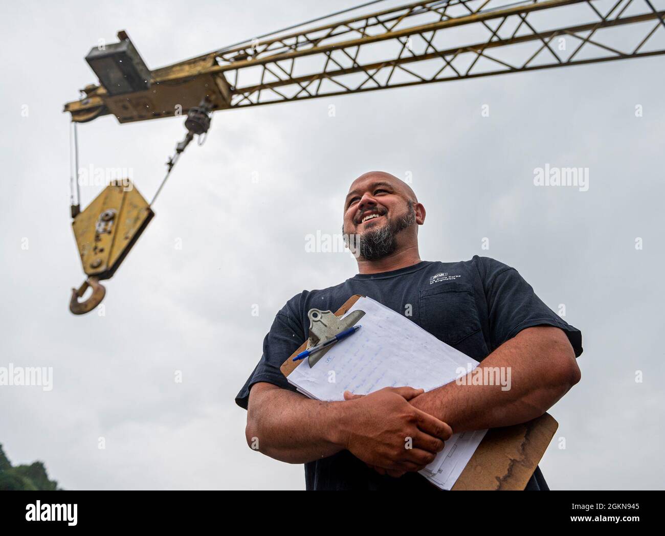 Jason Moats, a collateral duty safety officer with the U.S. Army Corps ...