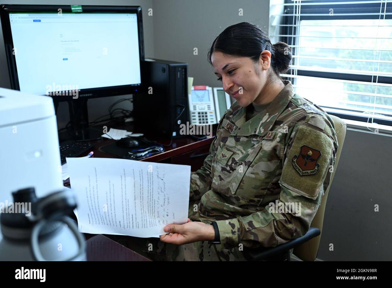 U.S. Air Force Airman 1st Class Jessica Wilkins, 33rd Fighter Wing ...