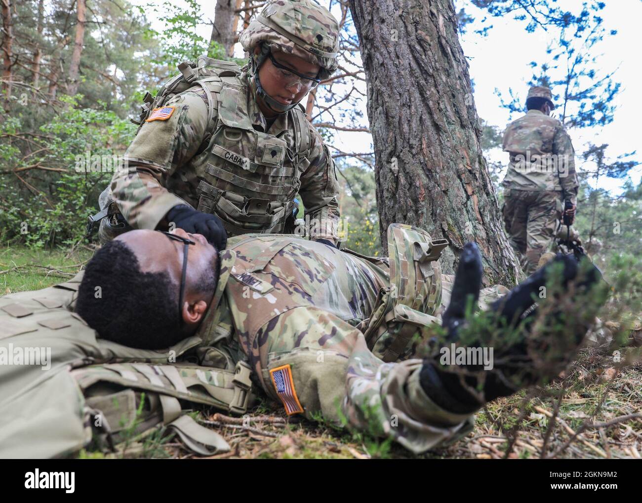 U.S. Army Spc. Brook Caban, nutrition care specialist, Landstuhl ...