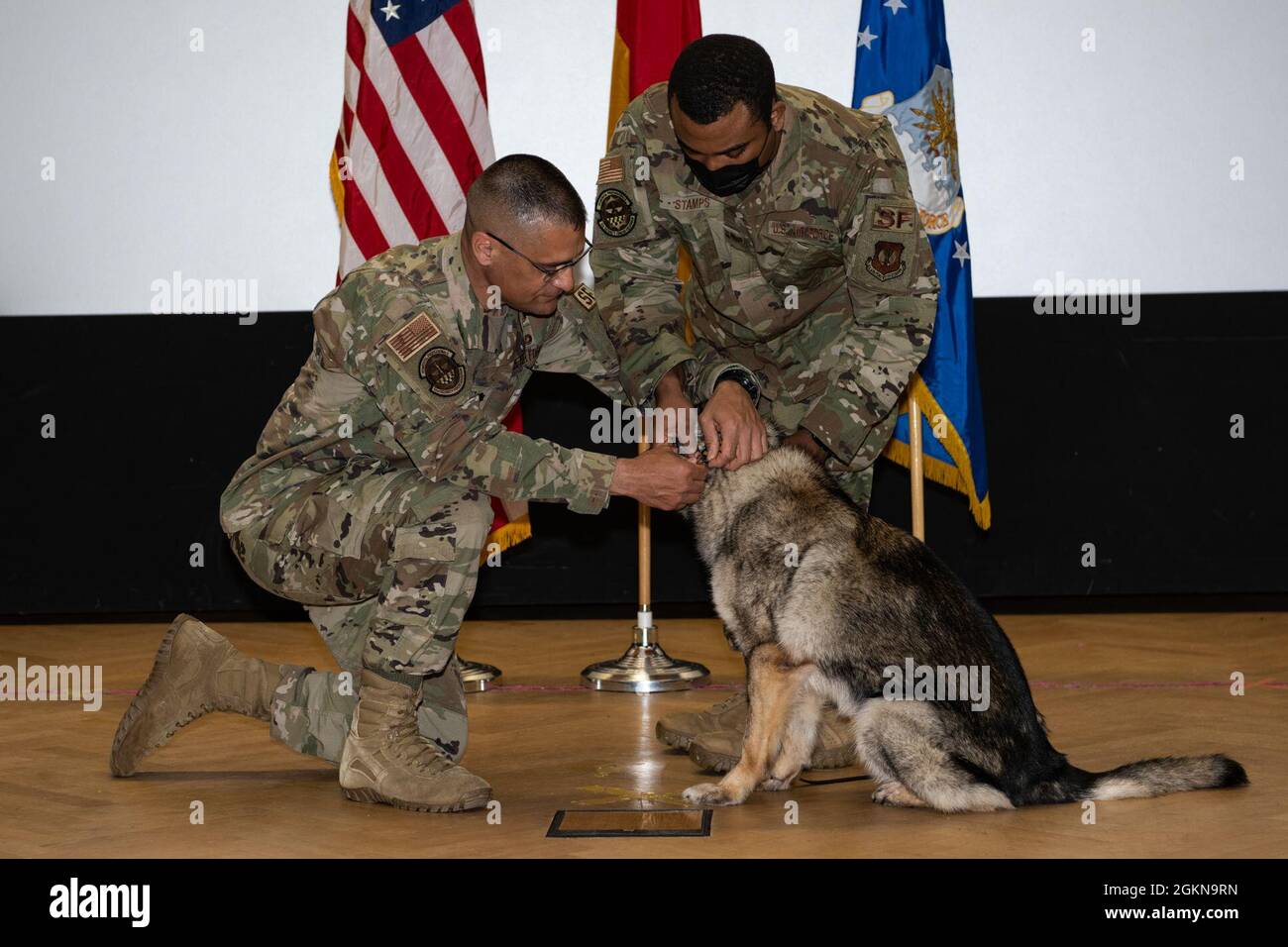 U.S. Air Force Lt. Col. Ben Washburn, 52nd Security Forces Squadron ...