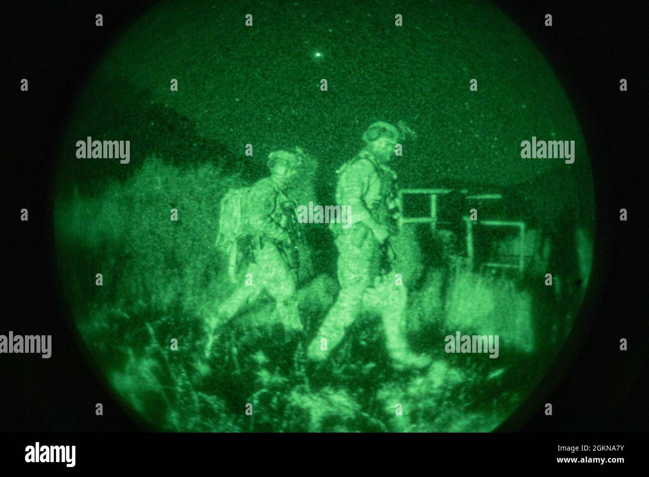 Greek Special Operations Forces conduct nighttime patrol training ...