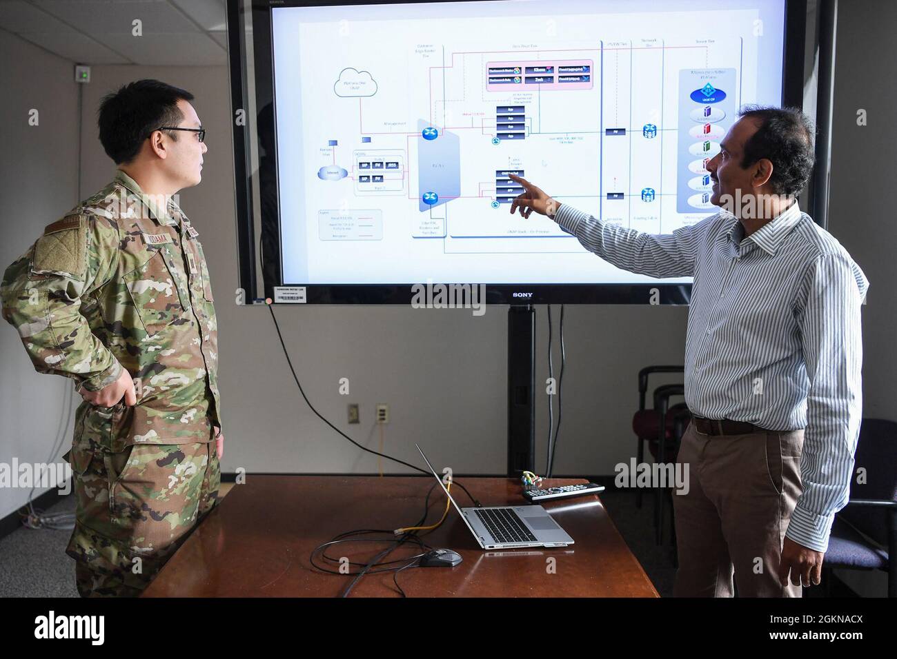 Raju Ranjan, an engineer from the AFNet Sustainment and Operations ...