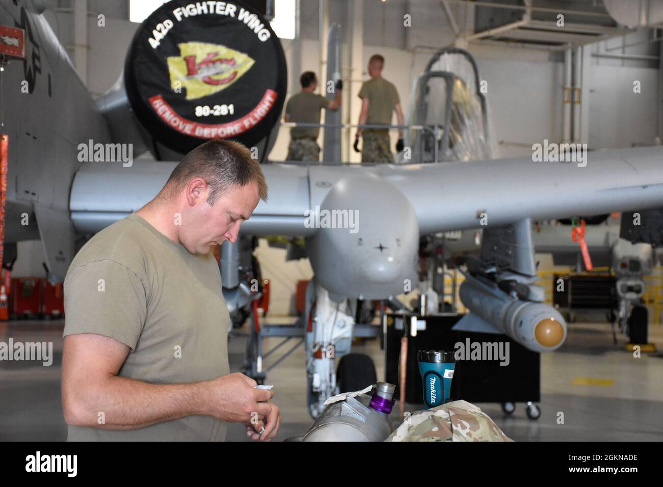 Tech Sgt. Kevin Meives, a crew chief assigned to the 442d Maintenance ...