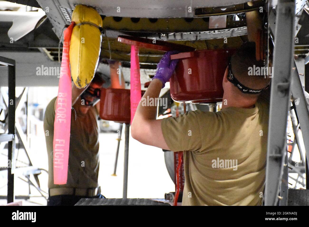 Airmen assigned to the 442d Maintenance Group complete daily ...