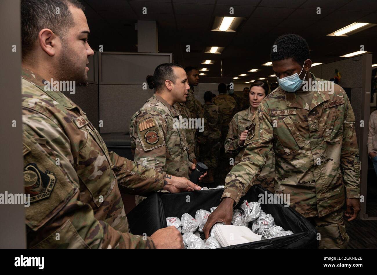 Joint Base San Antonio military and civilian personnel from the 802nd ...