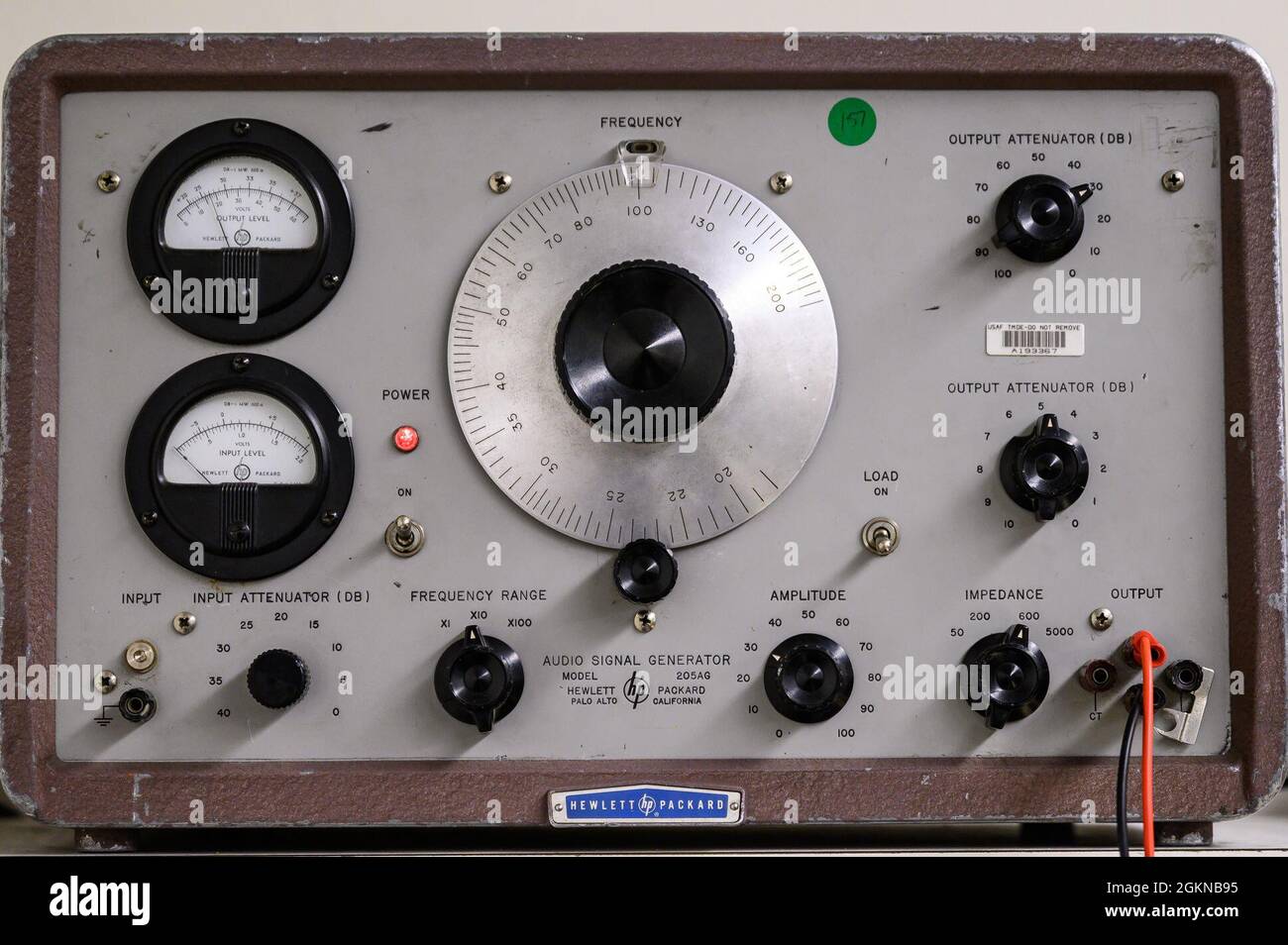 Pictured is an audio signal generator used by the 341st Missile ...