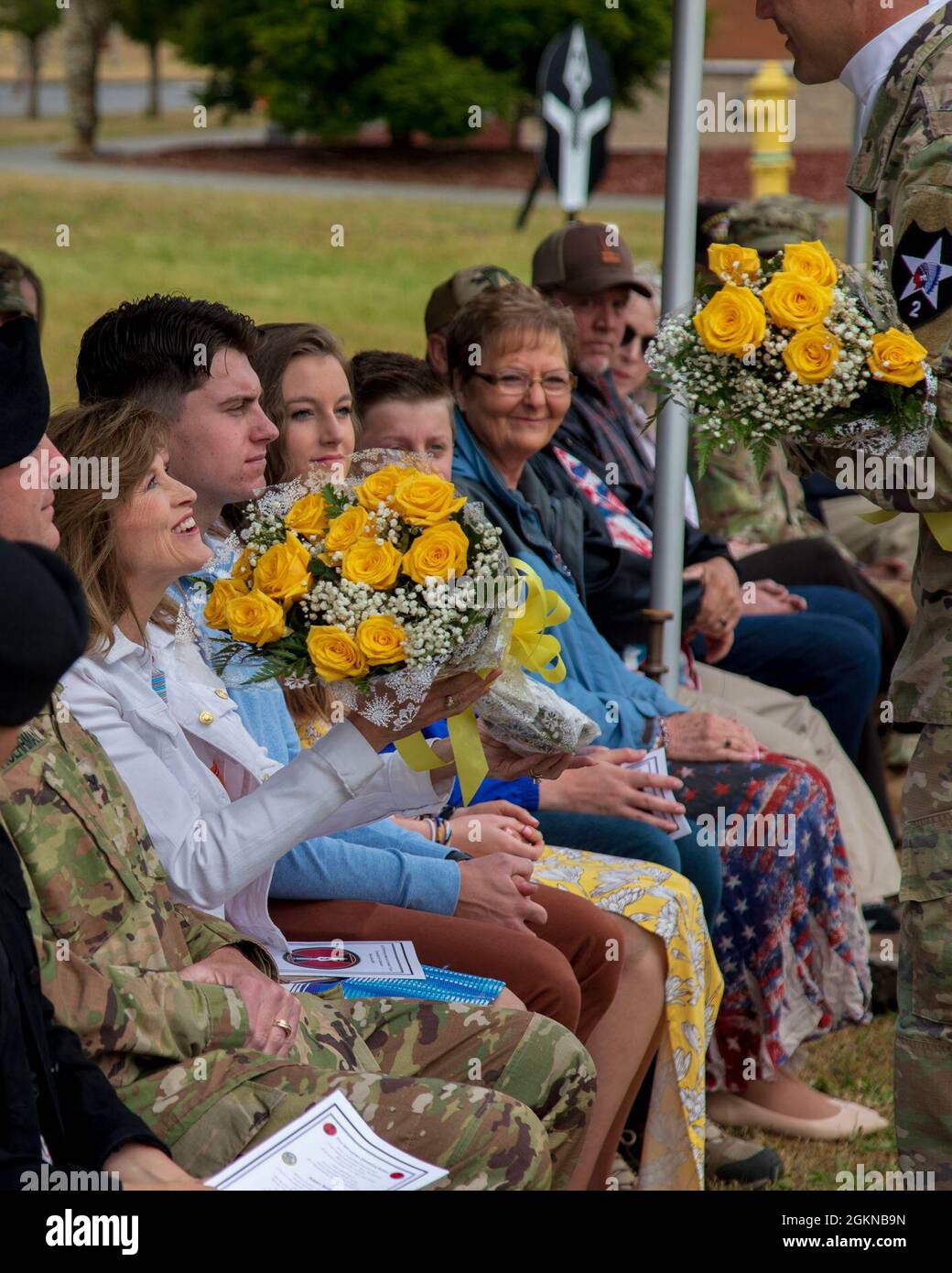 Jennifer Roehrman, wife of Col. Chad Roehrman incoming commander of 2nd Stryker Brigade Combat ...