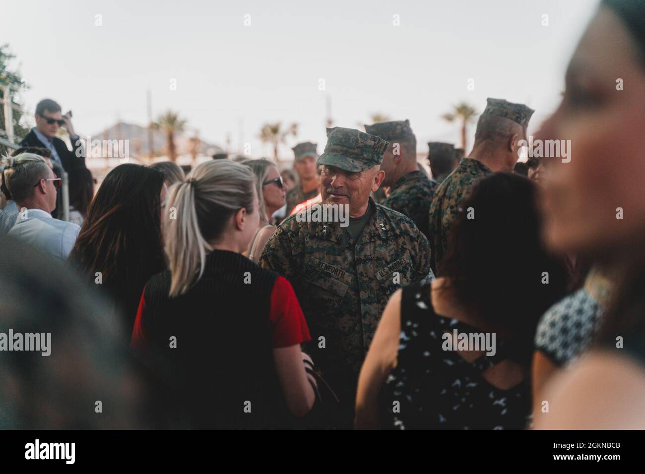 U.S. Marine Corps Maj. Gen. Austin E. Renforth, commanding general ...