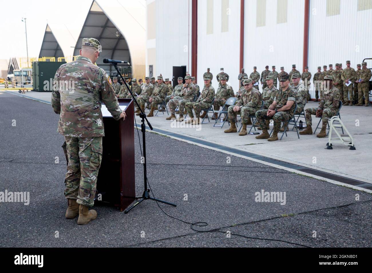 U.S. Army Lt. Col. Adam R. Bock, former commander of the 1st Battalion ...