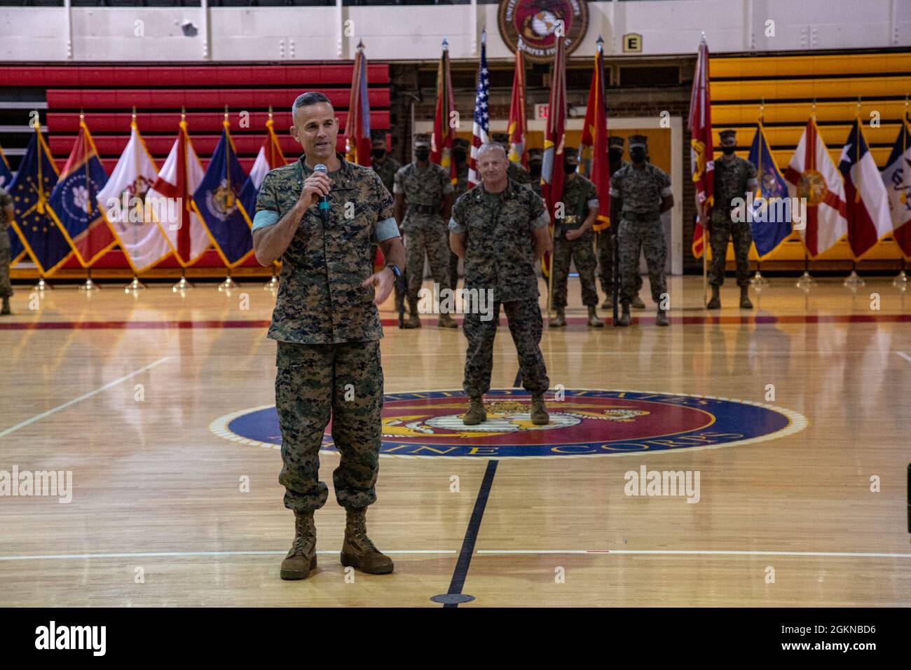 U.S. Marine Corps Brig. Gen. Andrew M. Niebel, incoming commanding ...
