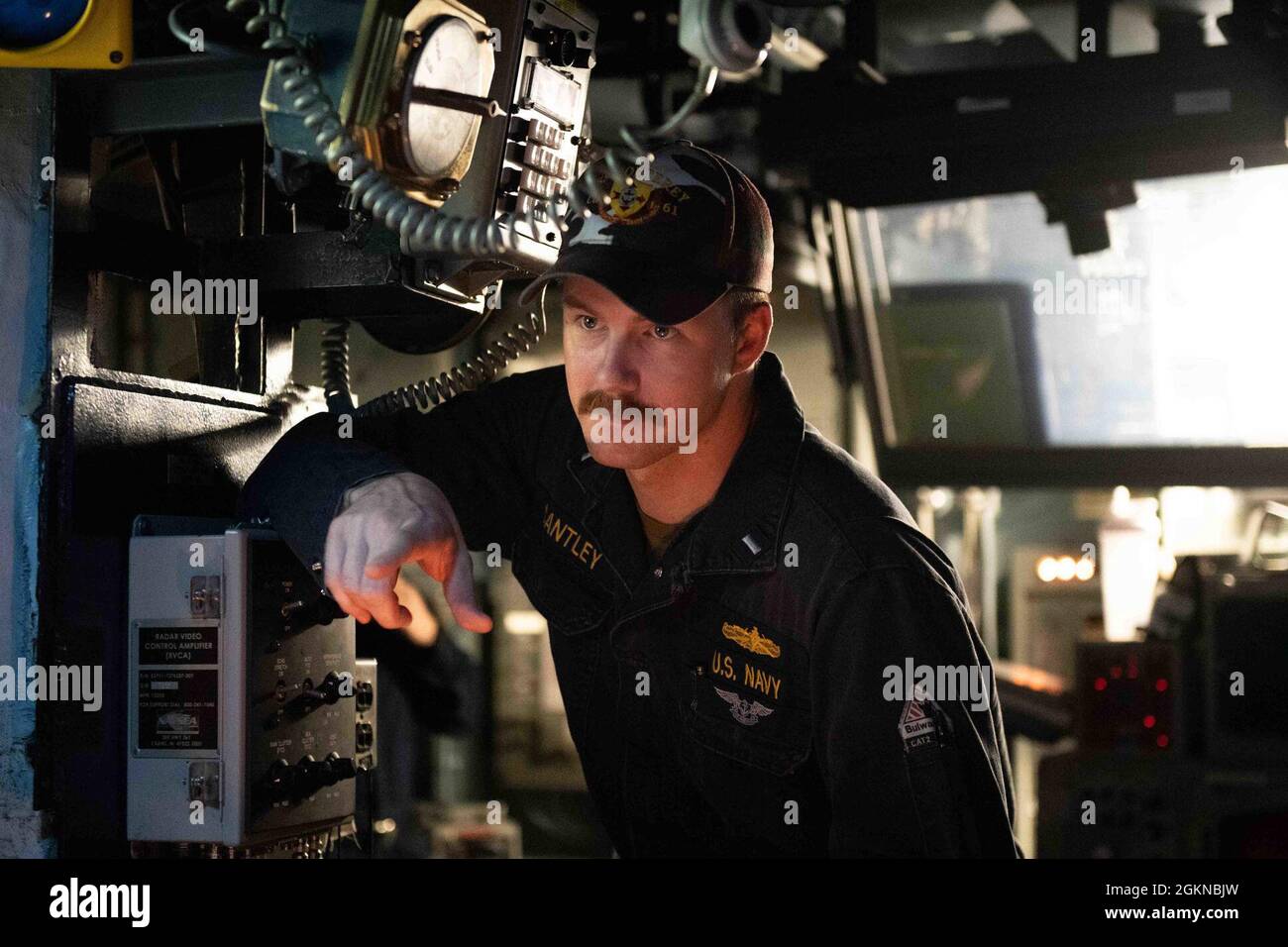 210604-N-WQ732-2002 ARABIAN SEA (June 4, 2021) – Lt. j.g. Chase Cantley ...