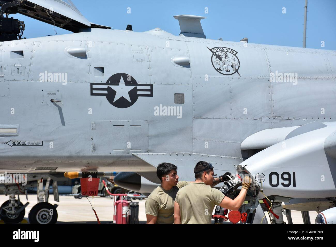 Maintainers from the 442d Maintenance Group team up with Airmen from ...