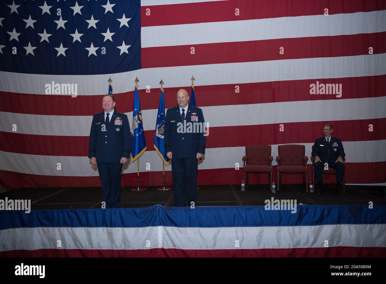 As part of the change of command ceremony, Lt. Gen. Richard Scobee ...