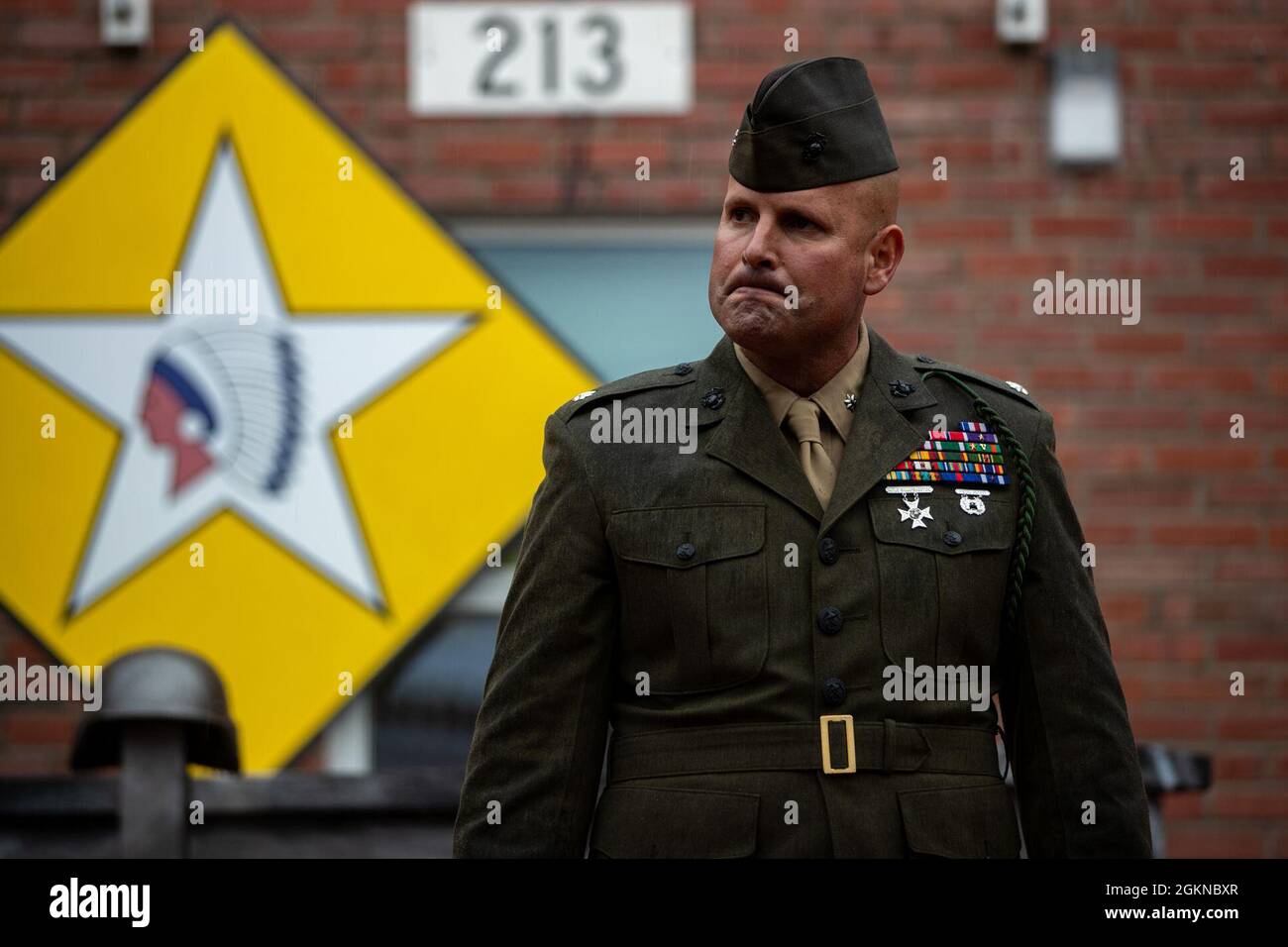 U.S. Marine Corps Lt. Col. Ryan Cohen, commanding officer of 2d ...