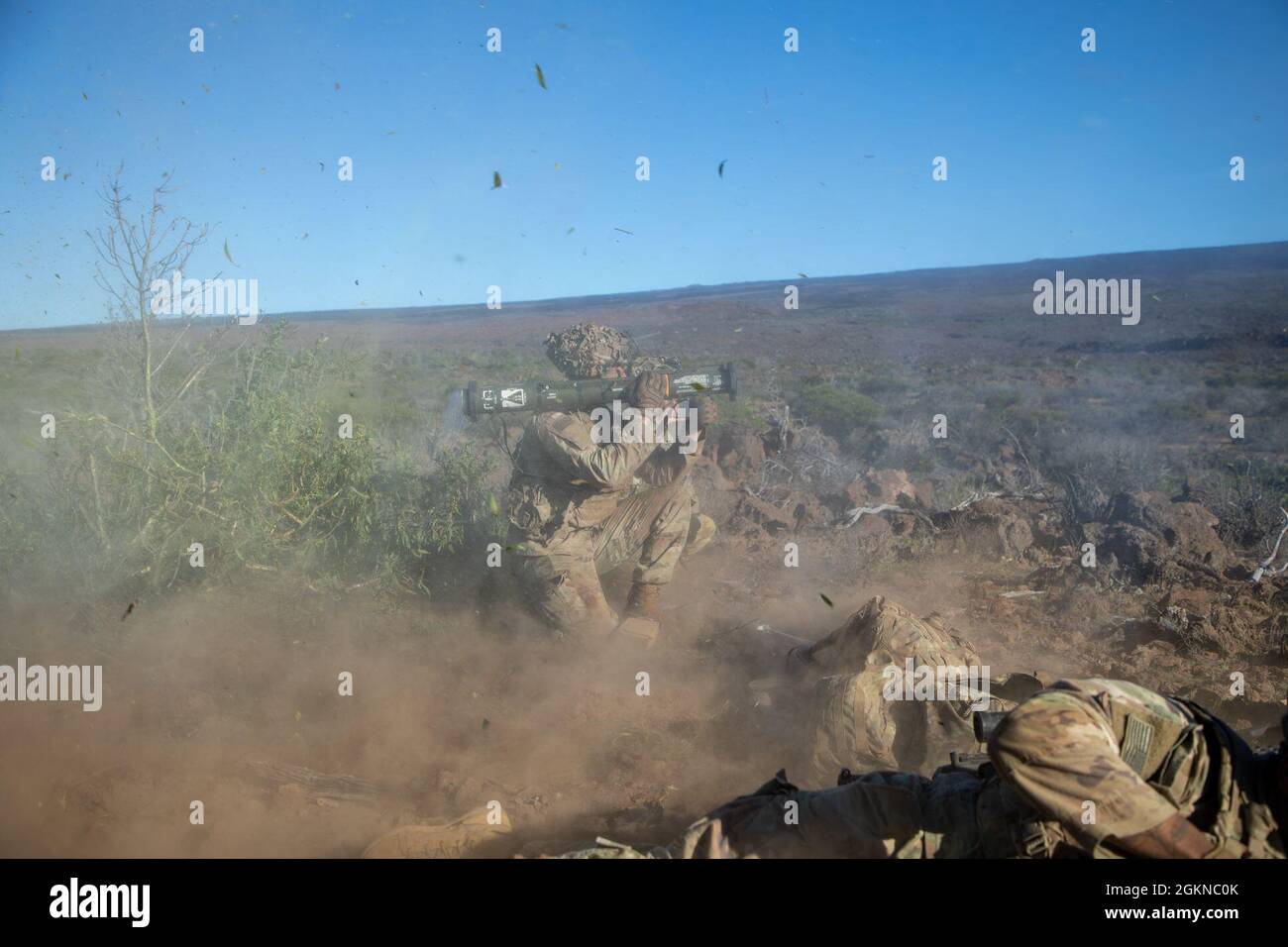 A Soldier assigned to 3rd Squadron, 4th Cavalry Regiment, 3rd Infantry ...